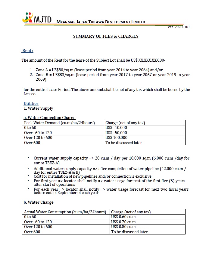 이미지: mjtd fees and charges