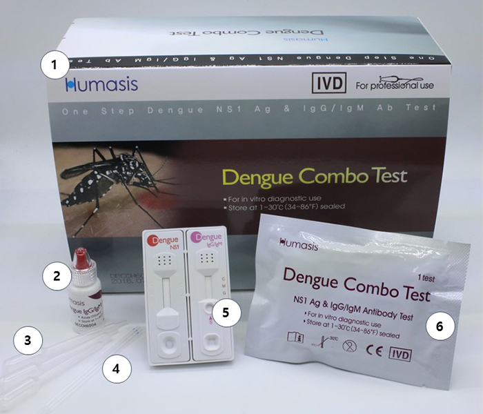 이미지: 그림 7. Humasis Dengue Combo Test